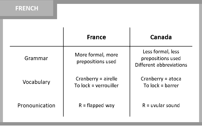 Will One French Website Reach all French Markets?
